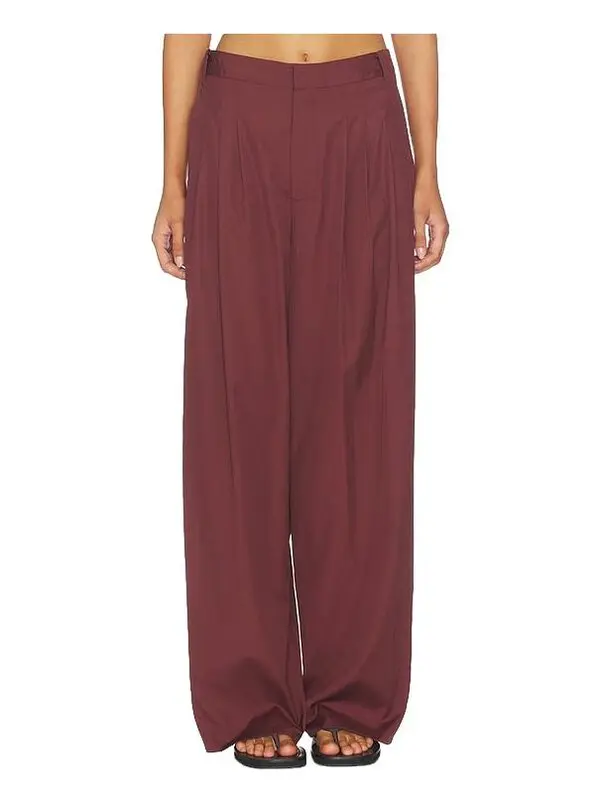 Rag & Bone Chappell Poplin Pant - Rosewood