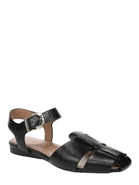 Naturalizer Cleo Leather Sandal - Black