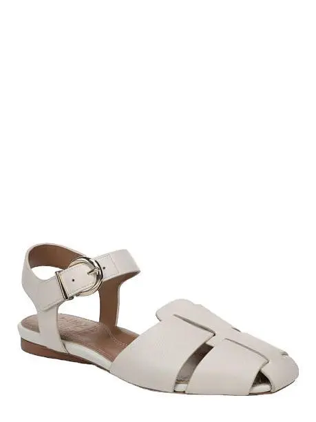 Naturalizer Cleo Leather Sandal - Warm White