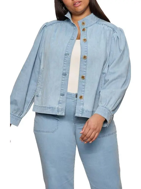 Sanctuary Charlotte Denim Jacket - Purple Whisper