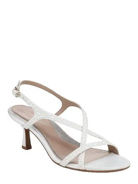 Naturalizer Truly Slingback Sandal - Silk White