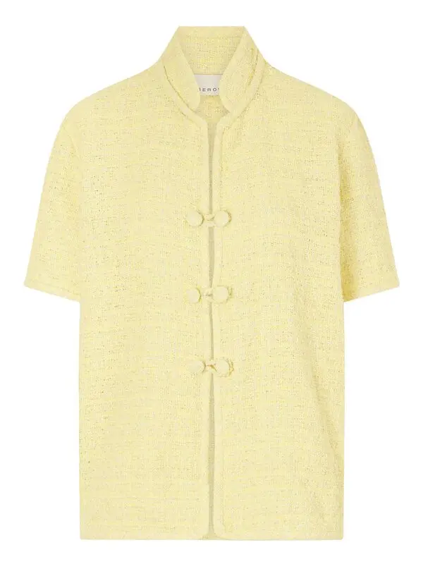 LIBEROWE Hetty Tweed Shirt - Yellow