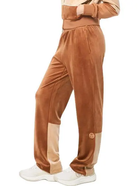 SERGIO TACCHINI Lina Velour Track Pant - Candied Ginger