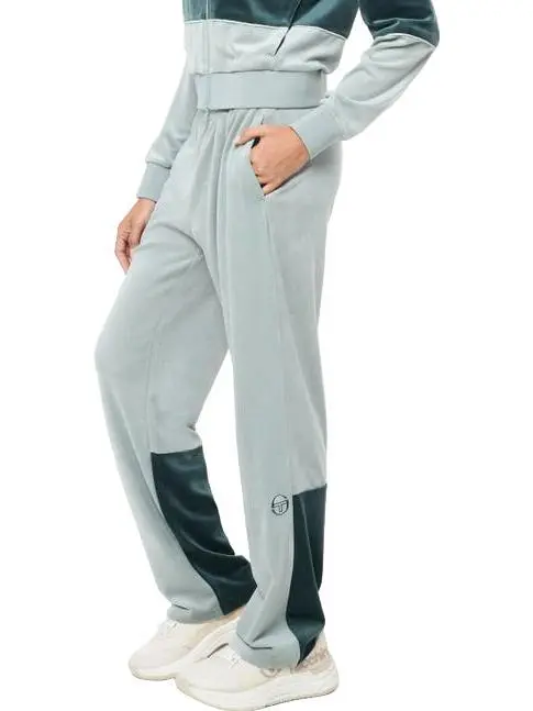SERGIO TACCHINI Lina Velour Track Pant - Green Gables