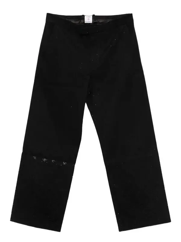 Casablanca Patterned Trousers - Black