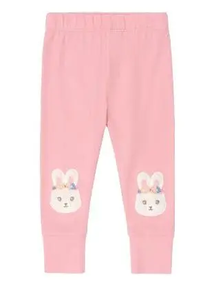 HUXBABY Flower Field Bunny Legging - Dusty Pink