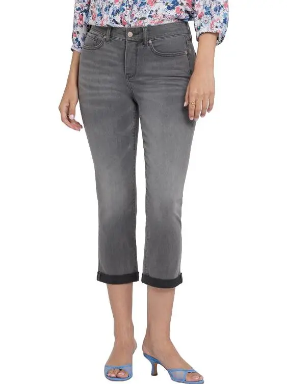 NYDJ Cuffed Capri Jeans - Dusty Ash