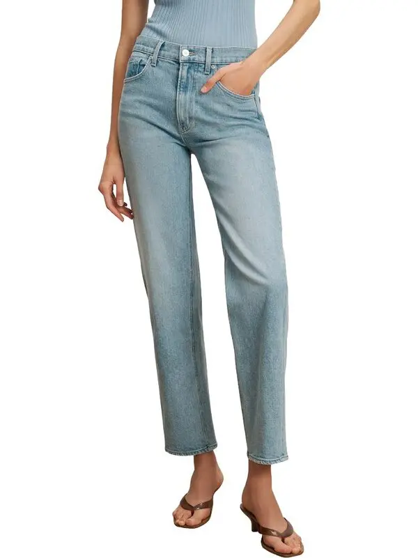 Veronica Beard Harley High-waist Arc Leg Jeans - Big Splash