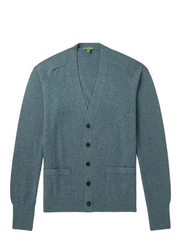 Sid Mashburn Cashmere Cardigan - Turquoise