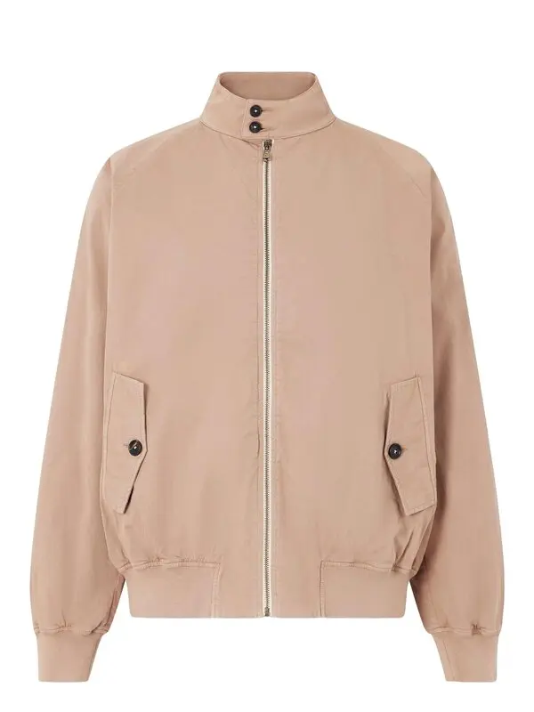 Massimo Alba Cotton-blend Twill Bomber Jacket - Light Brown
