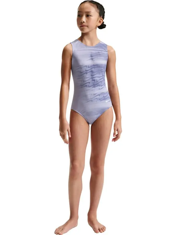 Nike Gymnastics Element Leotard - Blue