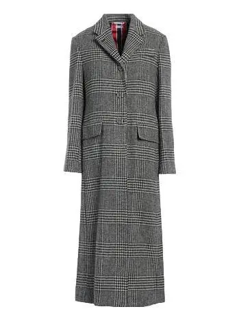 Thom Browne Wool Flannel Coat - Black