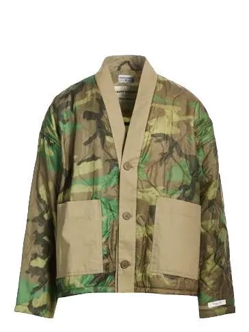 FRONT STREET 8 Puffer Military Jacket - Green