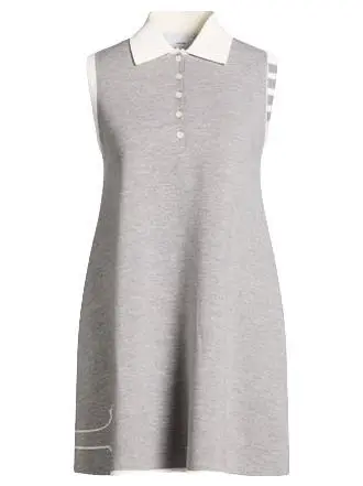 Thom Browne Mini Knit Dress - Grey