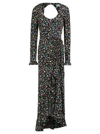 Rabanne Maxi Dress In Viscose And Elastane - Black