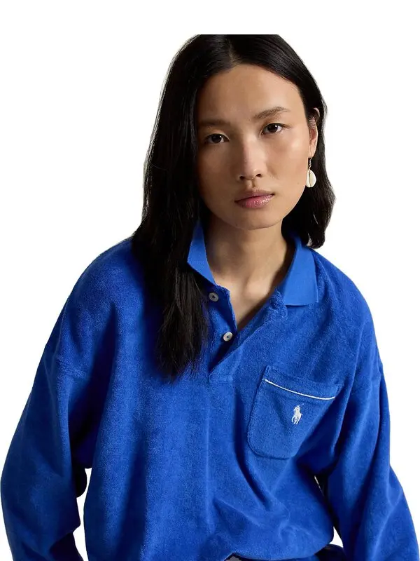 Ralph Lauren Terry Long-sleeve Polo Shirt - Gala Blue