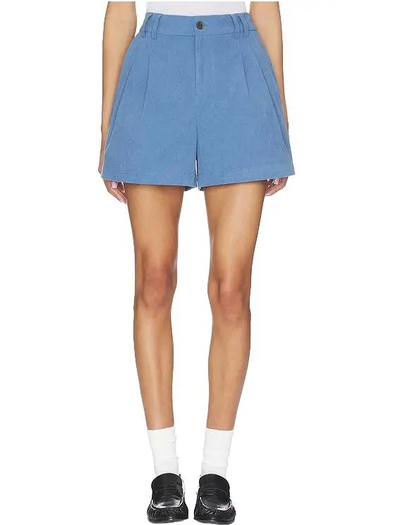 Varley Jorden Pleat Short - Blue