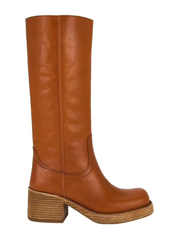 Jeffrey Campbell Reflect Mid Calf Boots - Brown