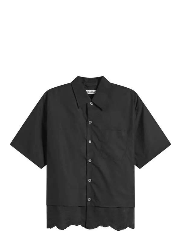 Our Legacy Poplin Every Short Sleeve Shirt - Black