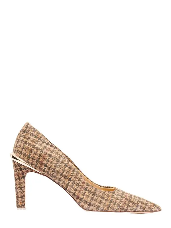 Gabriela Hearst Edwina Pointed Toe High Heel Pumps - Tan