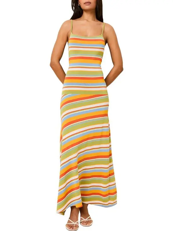 Solid & Striped The Lottie Stripe Maxi Dress - St. Barths Stripe