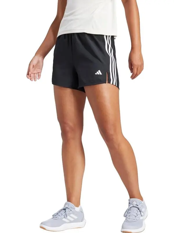 Adidas 3-stripes High-rise Short - Black / White