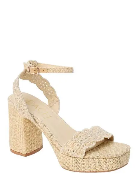 Matisse Maiden Platform Ankle Strap Sandal - Natural