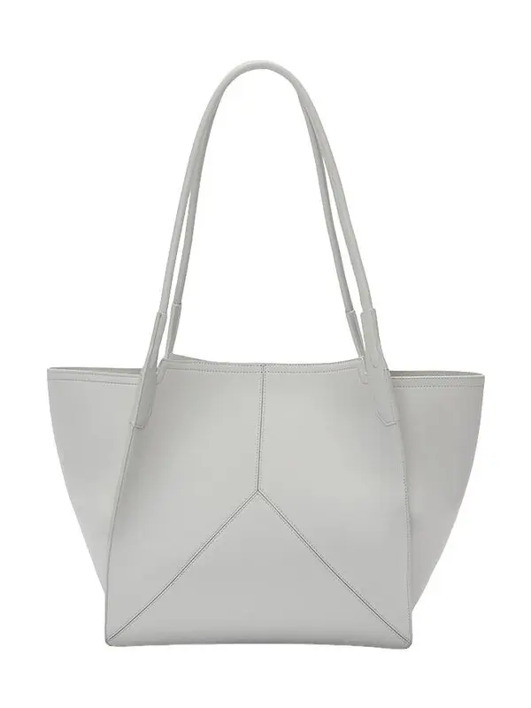 Victoria Beckham Large Leather Tote - Magnesium