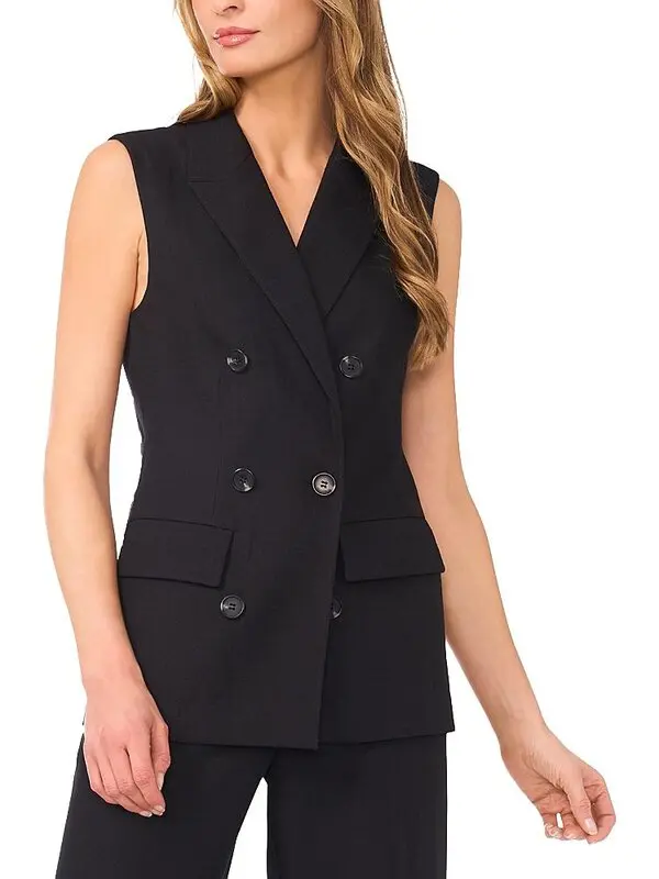 Ted Baker London Cadence Tailored Vest - Rich Black
