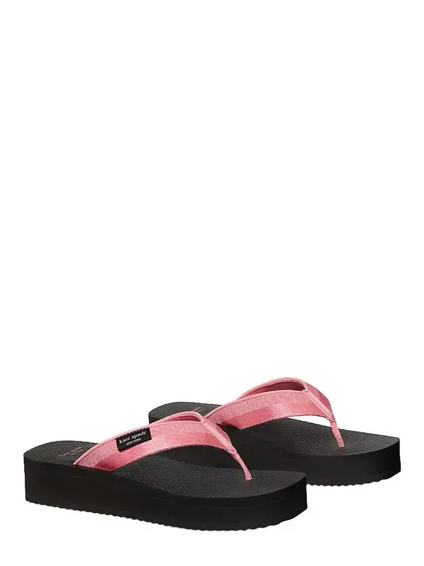 Kate Spade New York Sam Icon Platform Flip Flops - Grapefruit