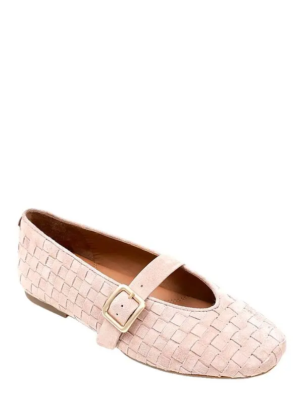 KENNETH COLE Winifred Mary Jane Ballerina Flats - Light Pink