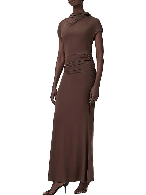 ALLSAINTS Selena Dress - Bitter Brown