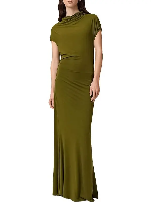 ALLSAINTS Selena Dress - Khaki Green