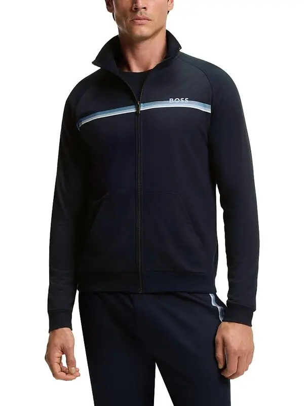 BOSS Authentic Full Zip Sweatshirt - Dark Blue