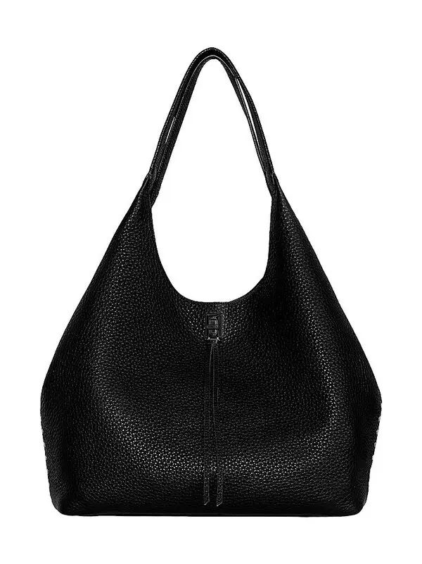 Rebecca Minkoff Darren Signature Large Leather Tote Bag - Black