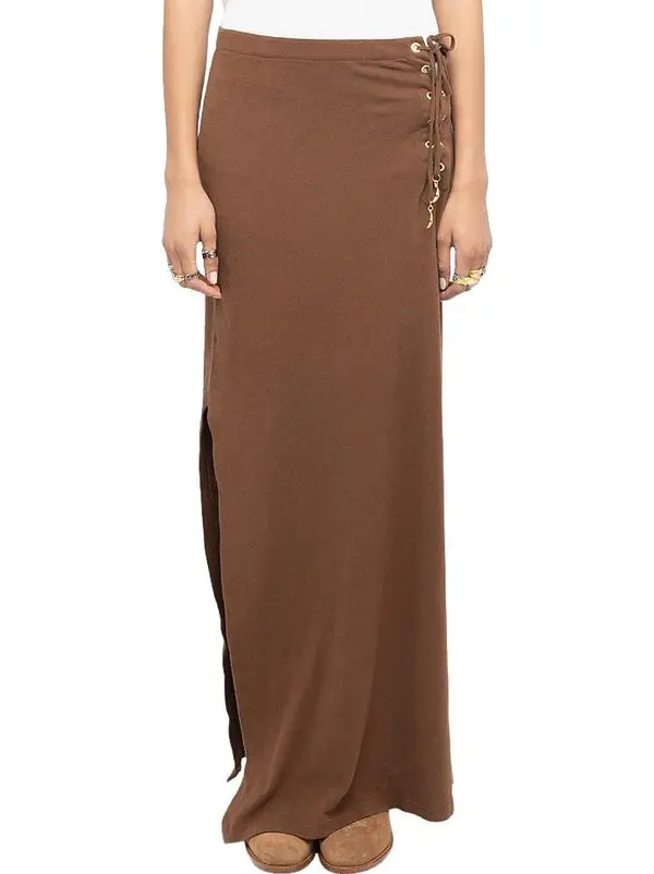 Zadig&Voltaire Juno Maxi Skirt - Coconut