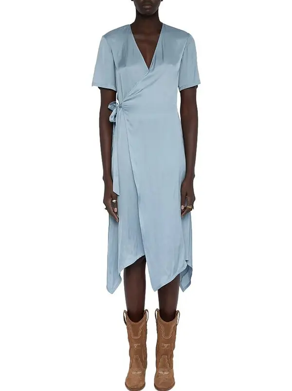 Zadig&Voltaire Reforme Wrap Dress - Sky
