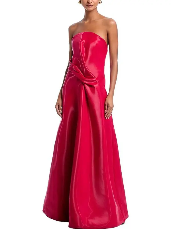 KATE BARTON Liquid Gown - Raspberry