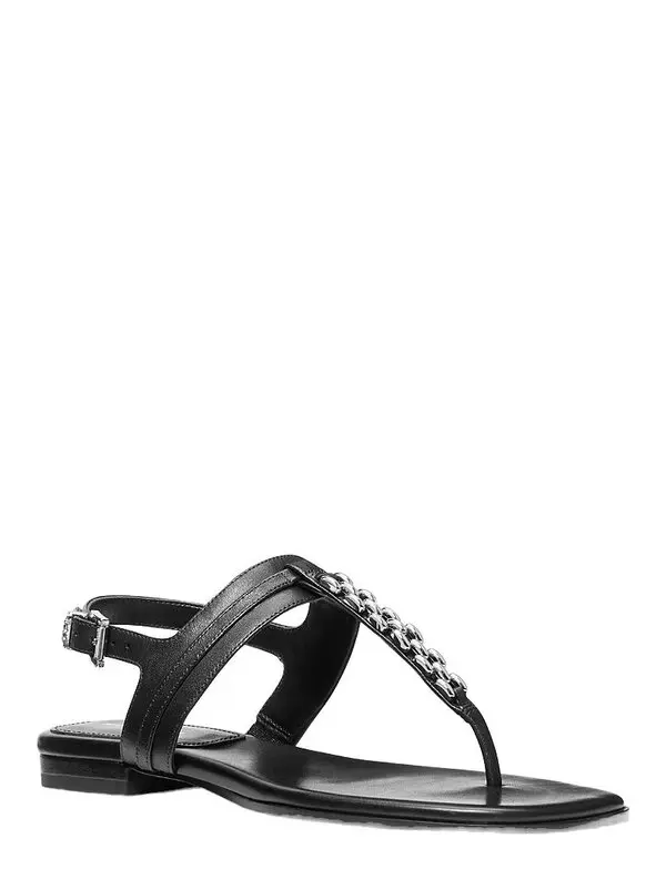Michael Kors Marcia Thong Sandals - Black