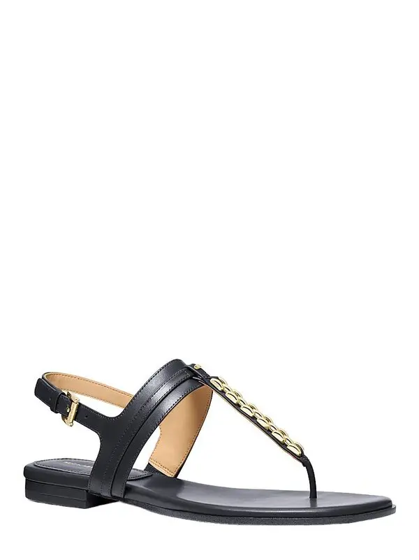Michael Kors Marcia Thong Sandals - Dress Blue