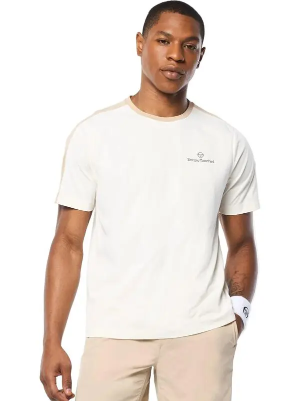 SERGIO TACCHINI Tore Performance T-shirt - Gardenia