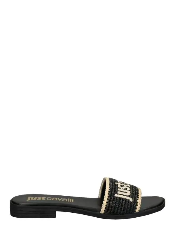 Just Cavalli Elisie Mules - Black