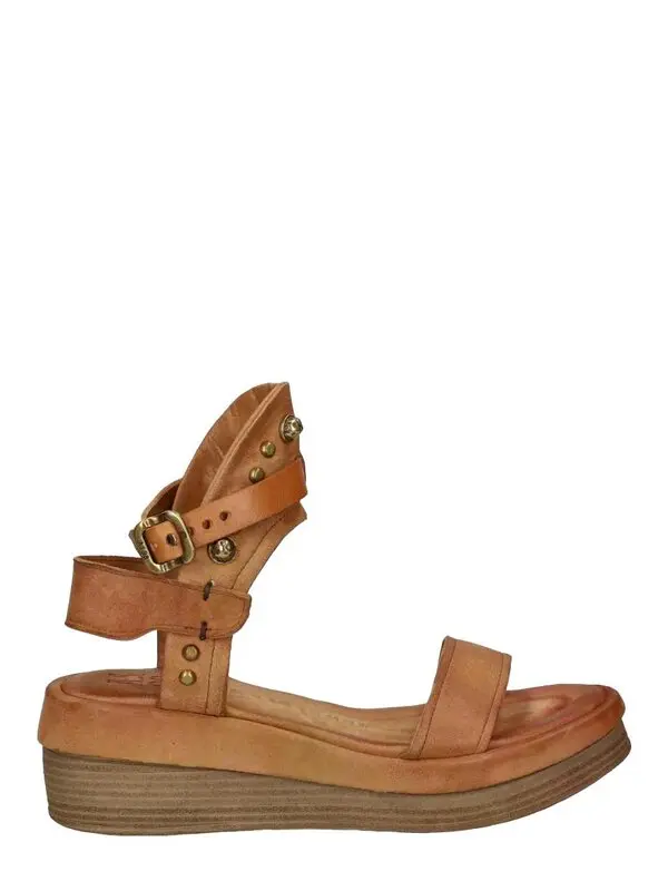 A.S.98 Studded Sandals - Brown