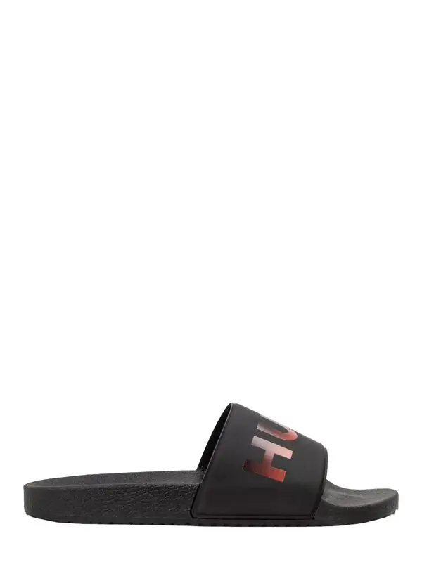 Hugo Logo Flip-flops - Black