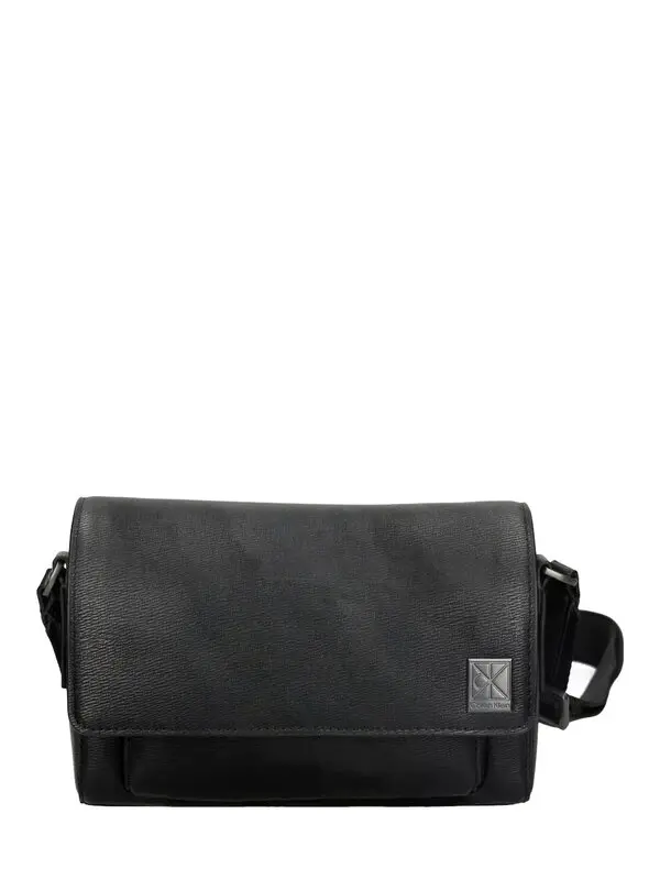 Calvin Klein Flap Cross Body Bag - Black