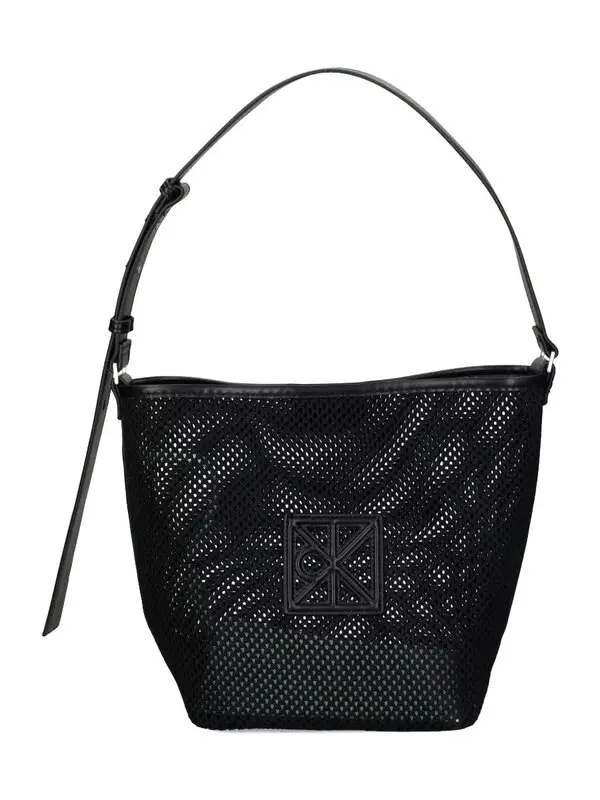 Calvin Klein Logo Shoulder Bag - Black
