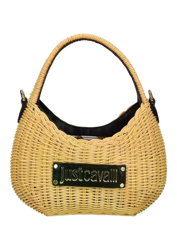 Just Cavalli Woven Tote Bag - Neutrals