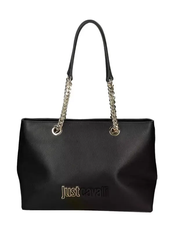 Just Cavalli Chain Shoulder Bag - Black