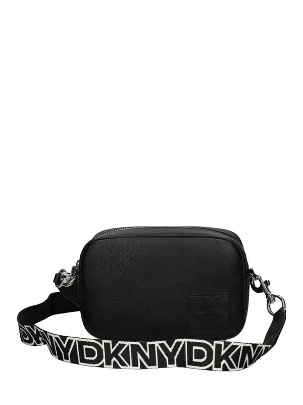 Dkny Logo-strap Satchel - Black