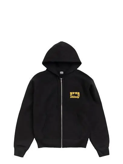 StÜssy Box Crown Zip Hoodie - Black